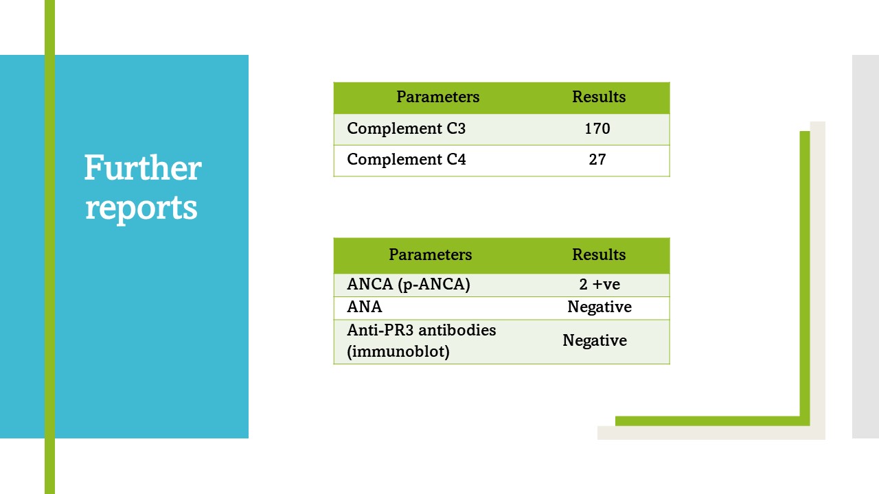 65-year-old female patient with progressive mono neuritis multiplex and ...